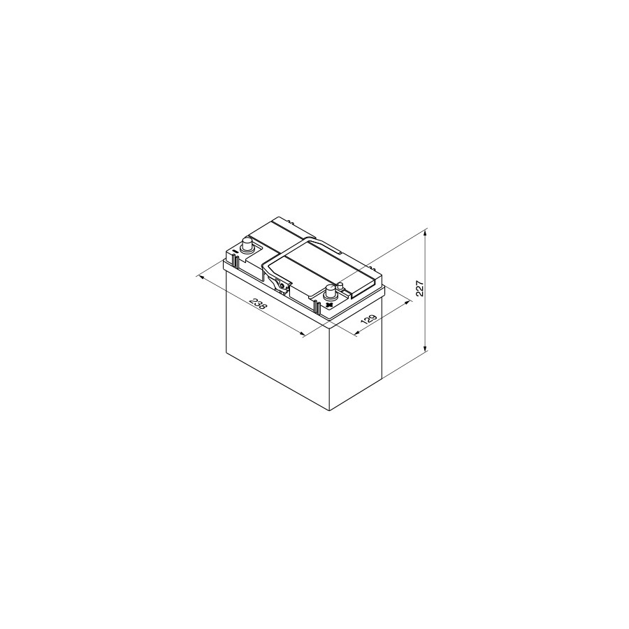 Bosch auto accu S4020 - 45Ah - 330A - voor voertuigen zonder start ...