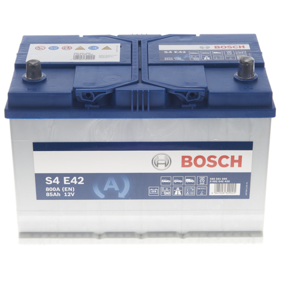 Bosch Blue auto accu S4E42 - 85Ah - 800A - aangepast voor voertuigen ...