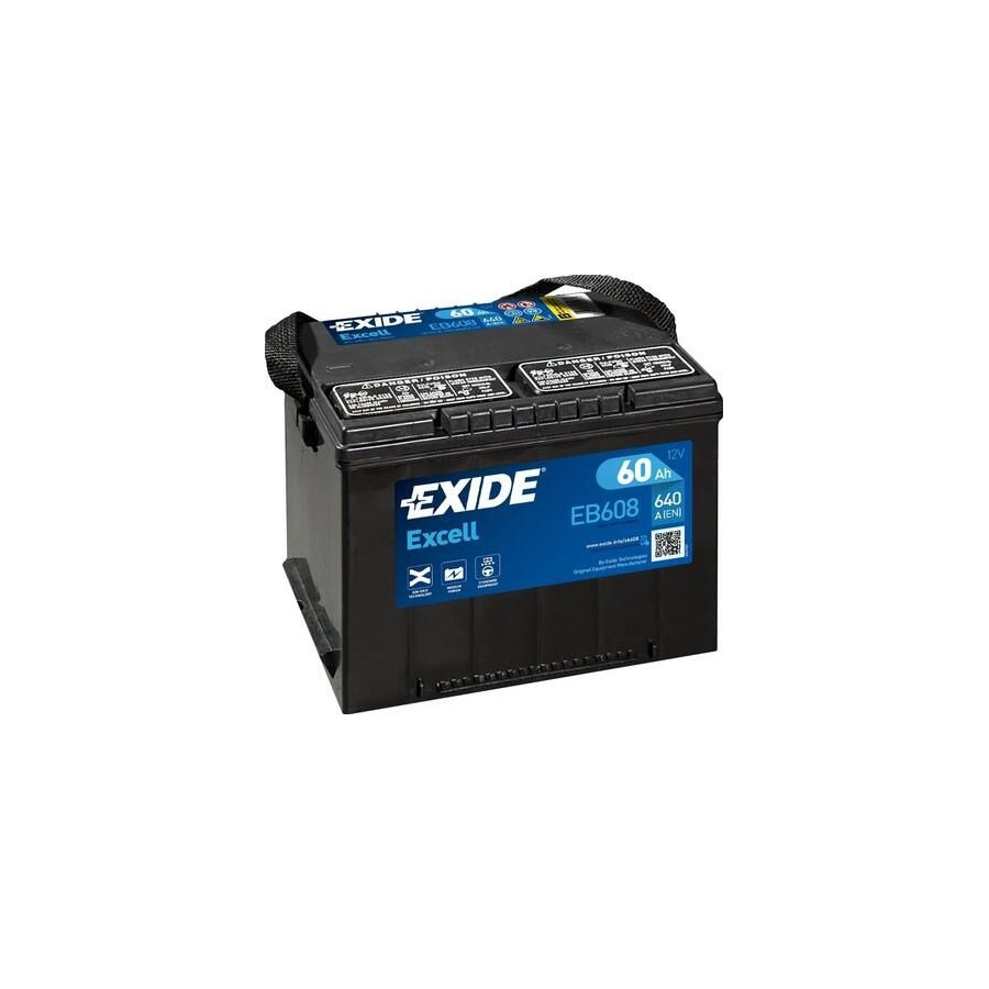 Exide Accu Excell EB558 55 Ah voor o.a. BUICK, CADILLAC, CHEVROLET ...
