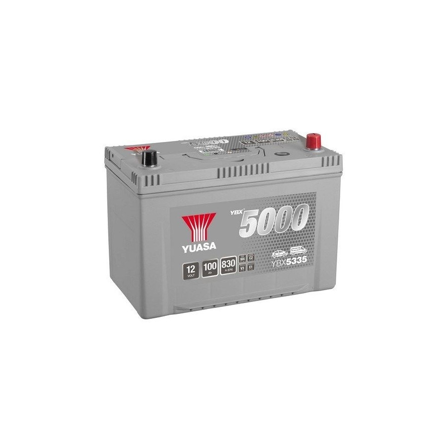 Yuasa Accu YBX5335 100 Ah voor o.a. BHARATBENZ, CHRYSLER, CITROEN ...