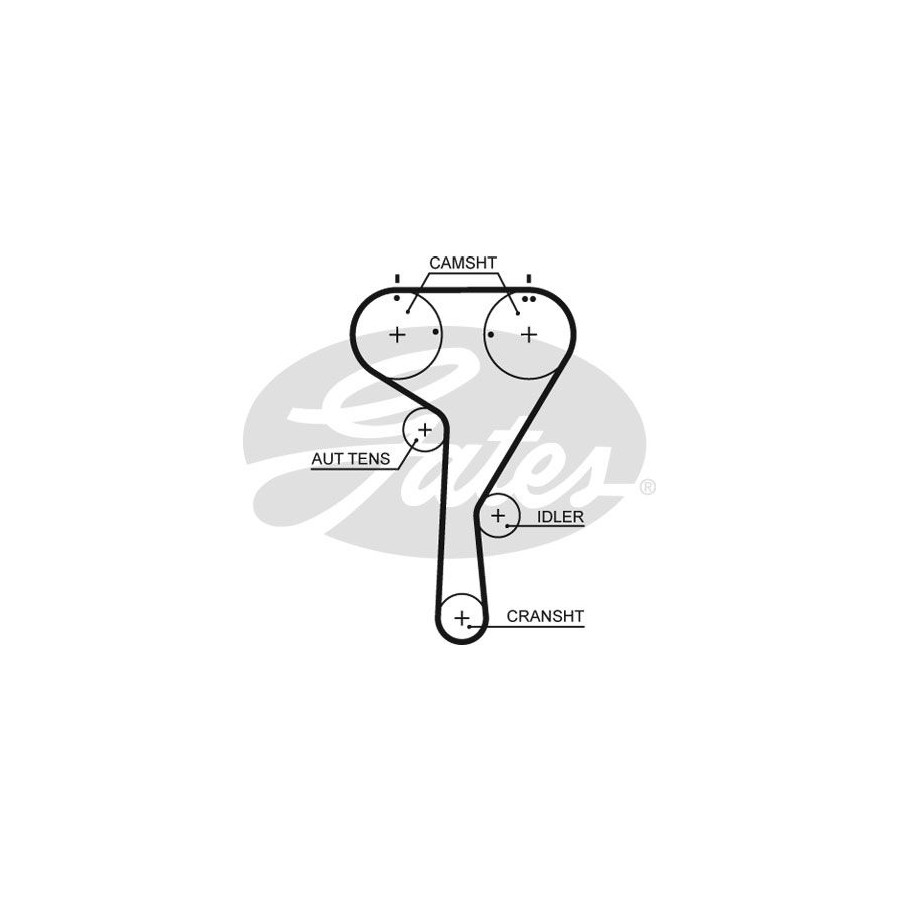 Distributieriemset K015680XS Gates voor o.a. AUDI, CUPRA, SEAT, SKODA ...