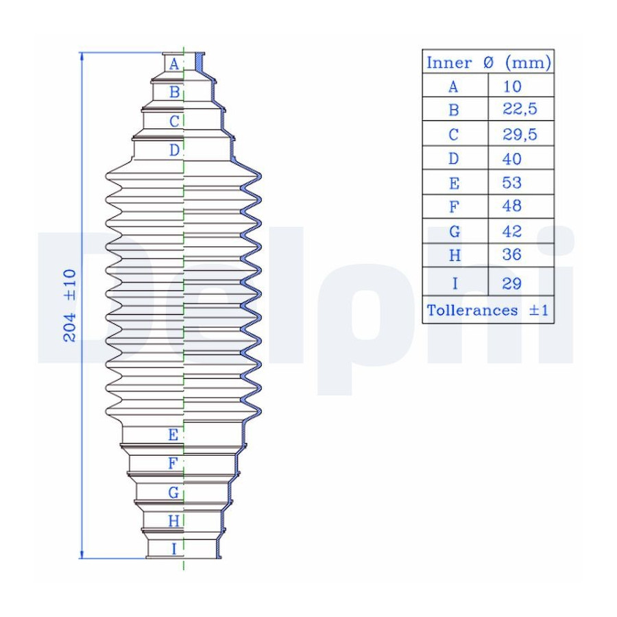 Stuurhoes, stuureenheid voor o.a. ABARTH, AC, ACURA, ADDAX, AIWAYS ...