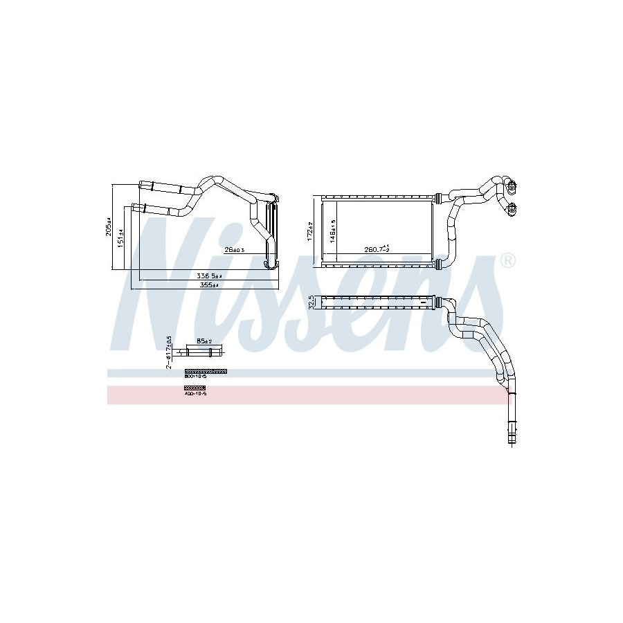 Radiateur de chauffage, chauffage intérieur | Winparts.fr - Radiateur de chauffage