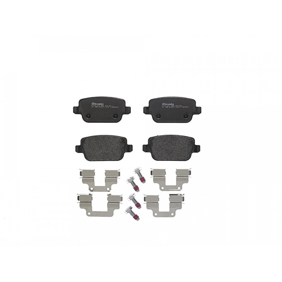 Remblokken set P 44 017 Brembo voor o.a. LAND ROVER, VOLVO | Winparts ...