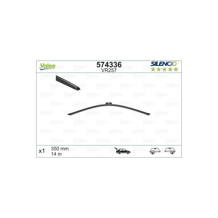 Ruitenwisser 574336 Valeo voor o.a. BMW, FORD, VOLVO | Winparts.nl ...