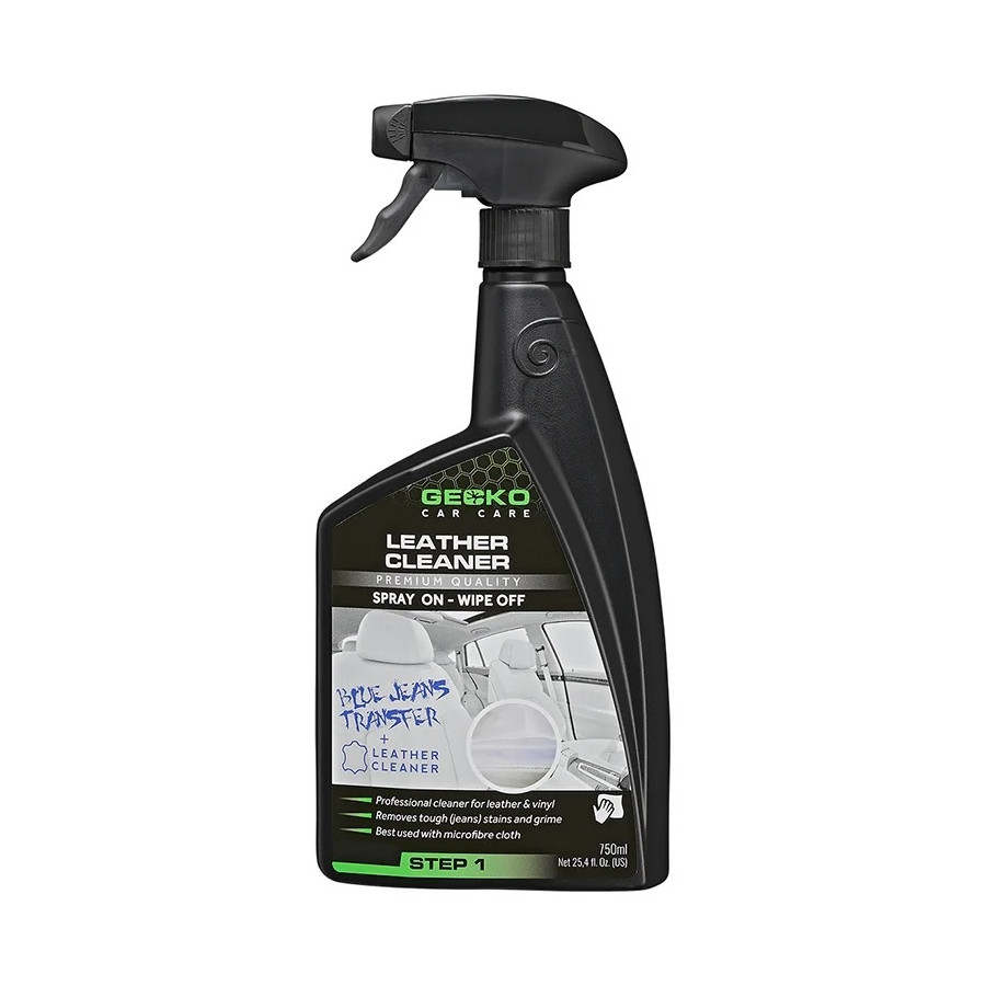 Gecko Leder & Jeans vlek reiniger 750ml | Winparts.nl - Leer reinigen
