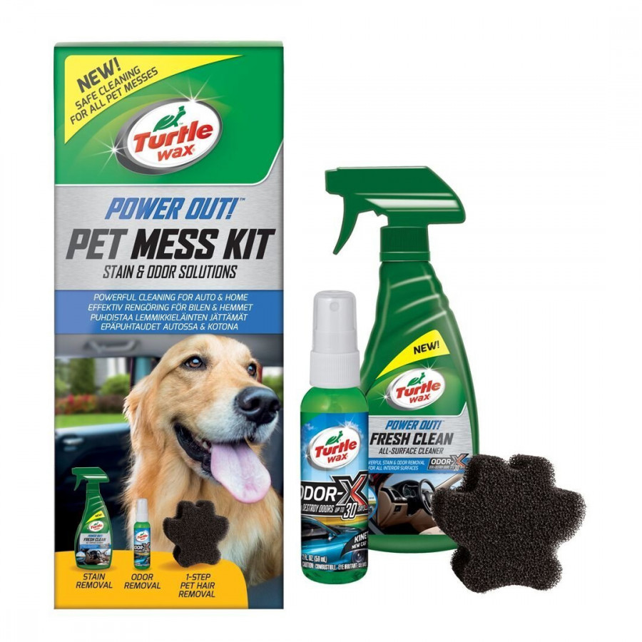 Turtle Wax Power Out Pet Mess Kit | Winparts.nl - Leer reinigen