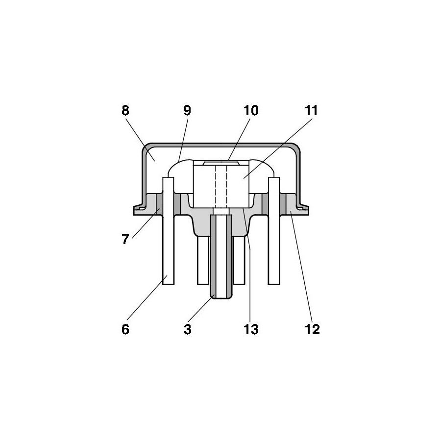 Sensor, brandstofdruk 0 261 230 110 Bosch voor o.a. VOLVO | Winparts.nl - Brandstofdruk sensor