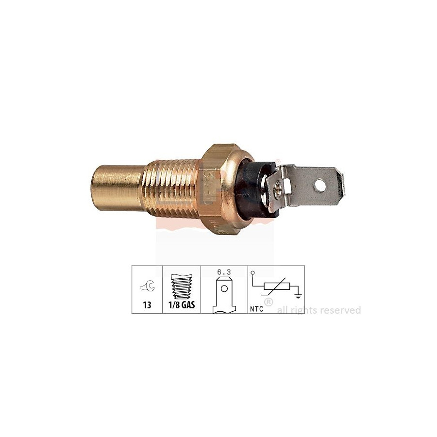 Temperatuursensor 1.830.080 EPS Facet voor o.a. DAIHATSU, FORD USA ...