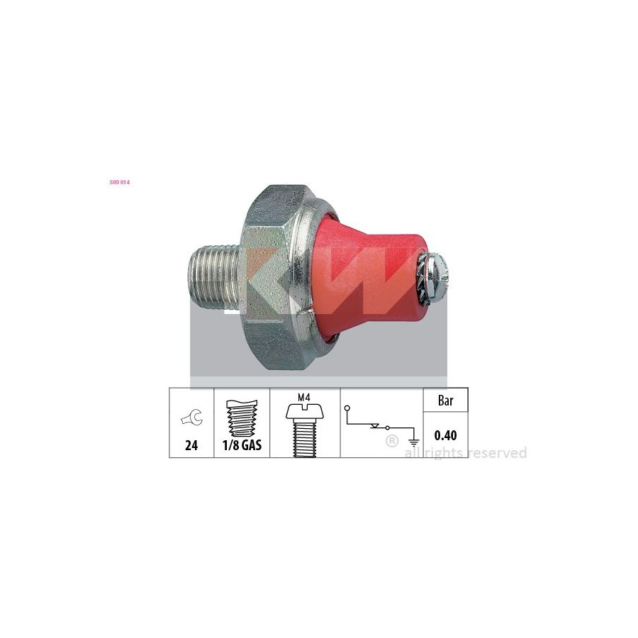Oliedruksensor 500014 KW voor o.a. ACURA, HONDA, HYUNDAI, MAZDA, ROVER, SUBARU | Winparts.nl ...