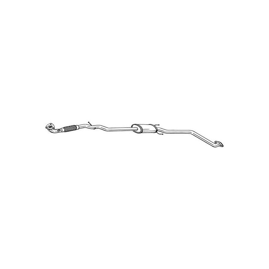Middendemper 293-031 Bosal voor o.a. CHEVROLET | Winparts.nl - Middendemper