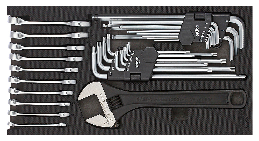 Sonic Key Set 30 Pieces | Winparts.ie - Foam inlays