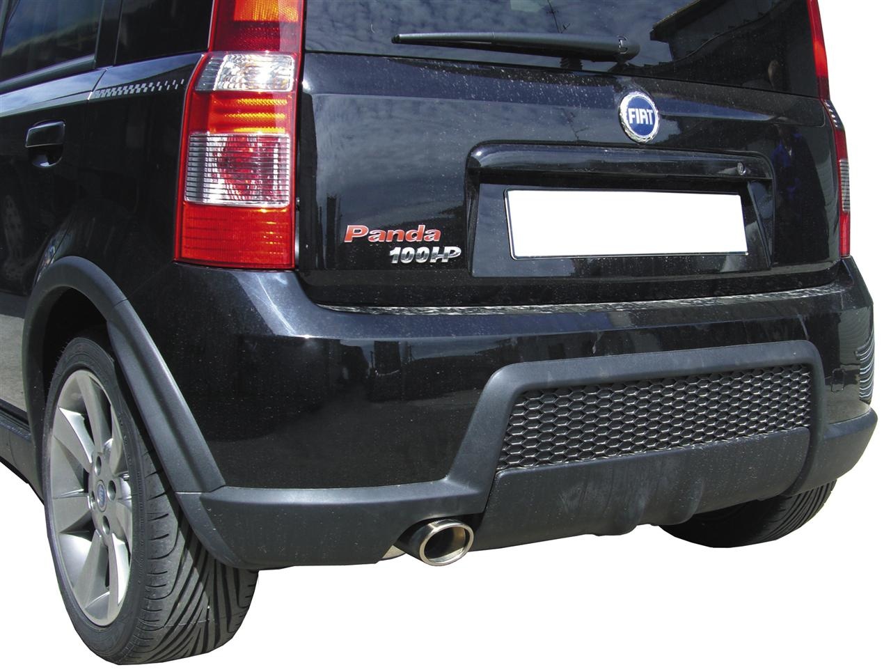 100 stainless steel Performance Exhaust Fiat Panda 1.4 16v 100hp 2007 120x80mm Winparts Performance exhaust