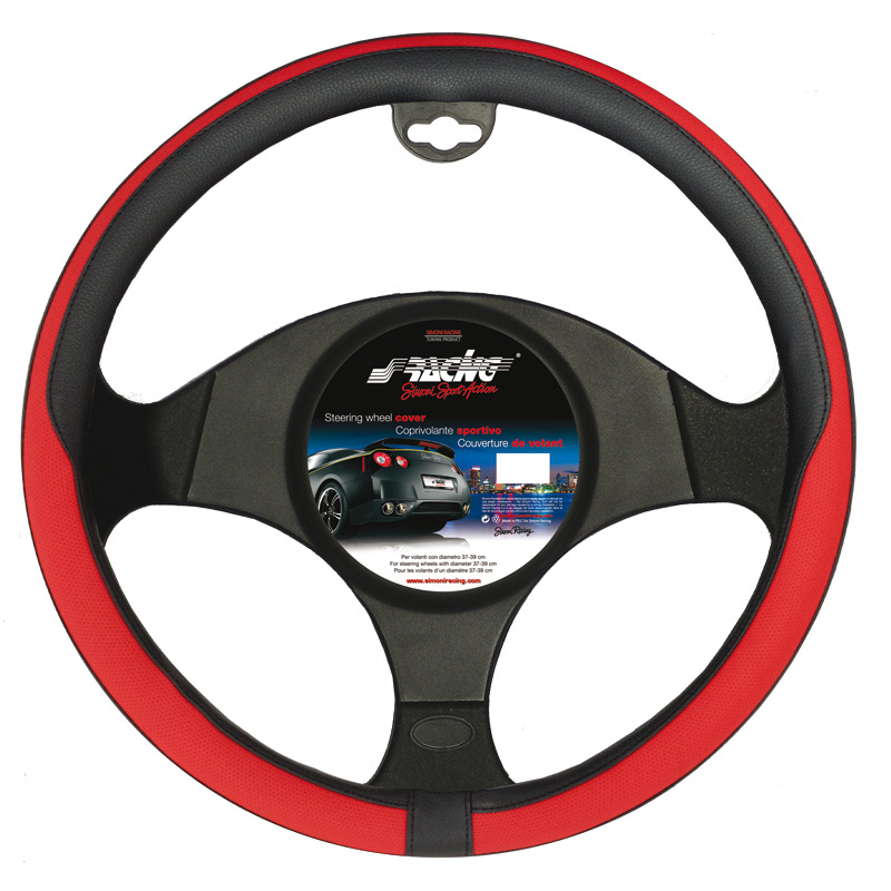 Housse de volant Simoni Racing Tidy Noir/Rouge | Winparts.fr - Housses ...