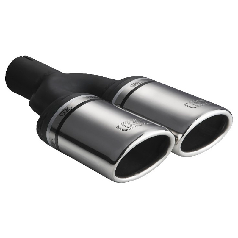 Ulter Sport Exhaust Tip - Dual Oval 95x65mm Angled - Length 200mm ...