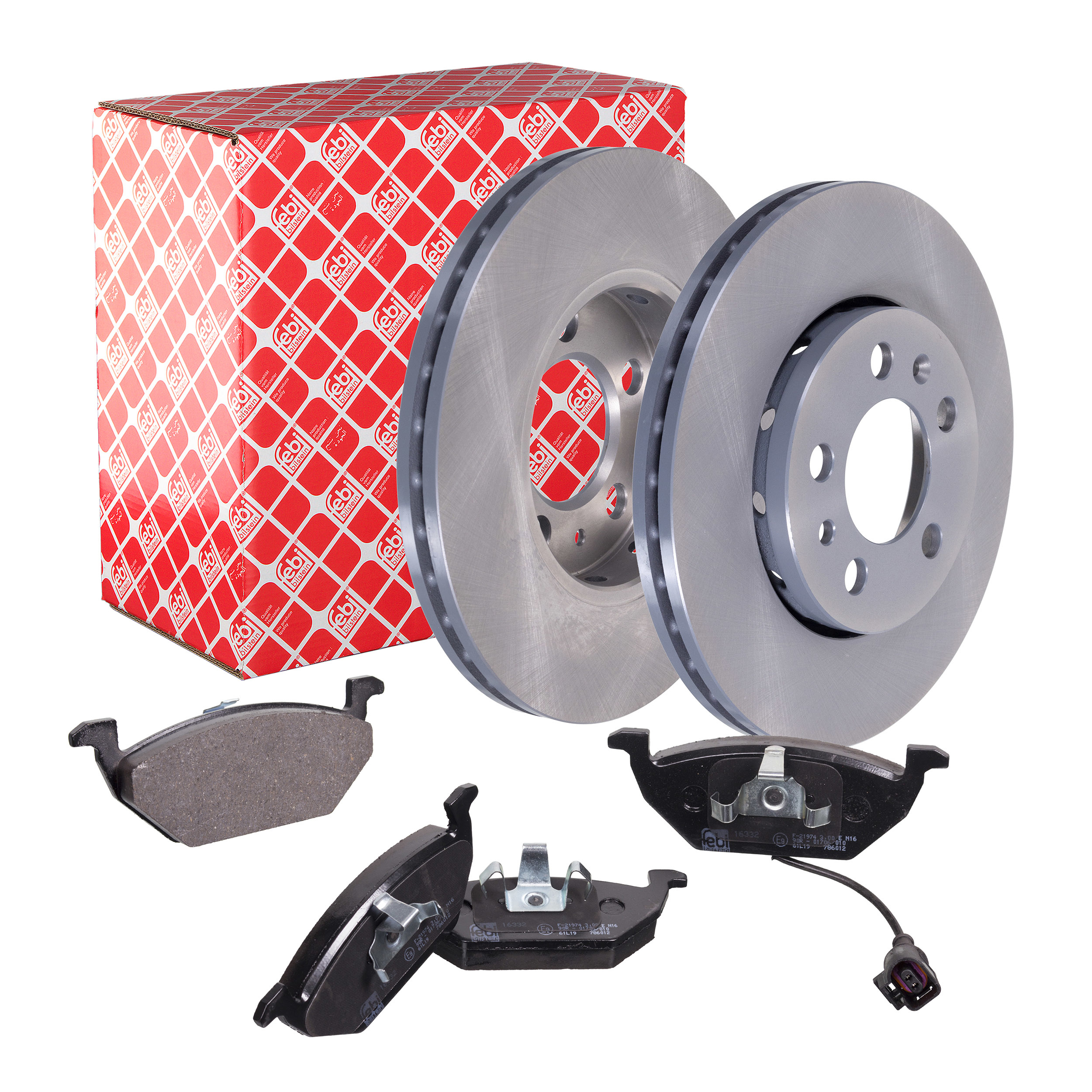 Febi Brake Discs + Brake Pads Combi Deal Combideal182 Febi Combi Deals ...