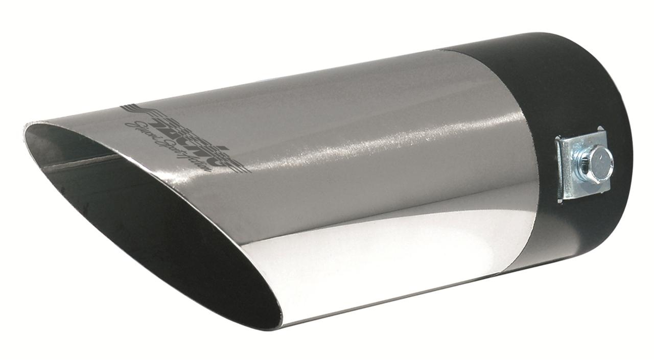 Simoni Racing Exhaust Tip Round/Slanted Stainless Steel - Diameter 60mm ...