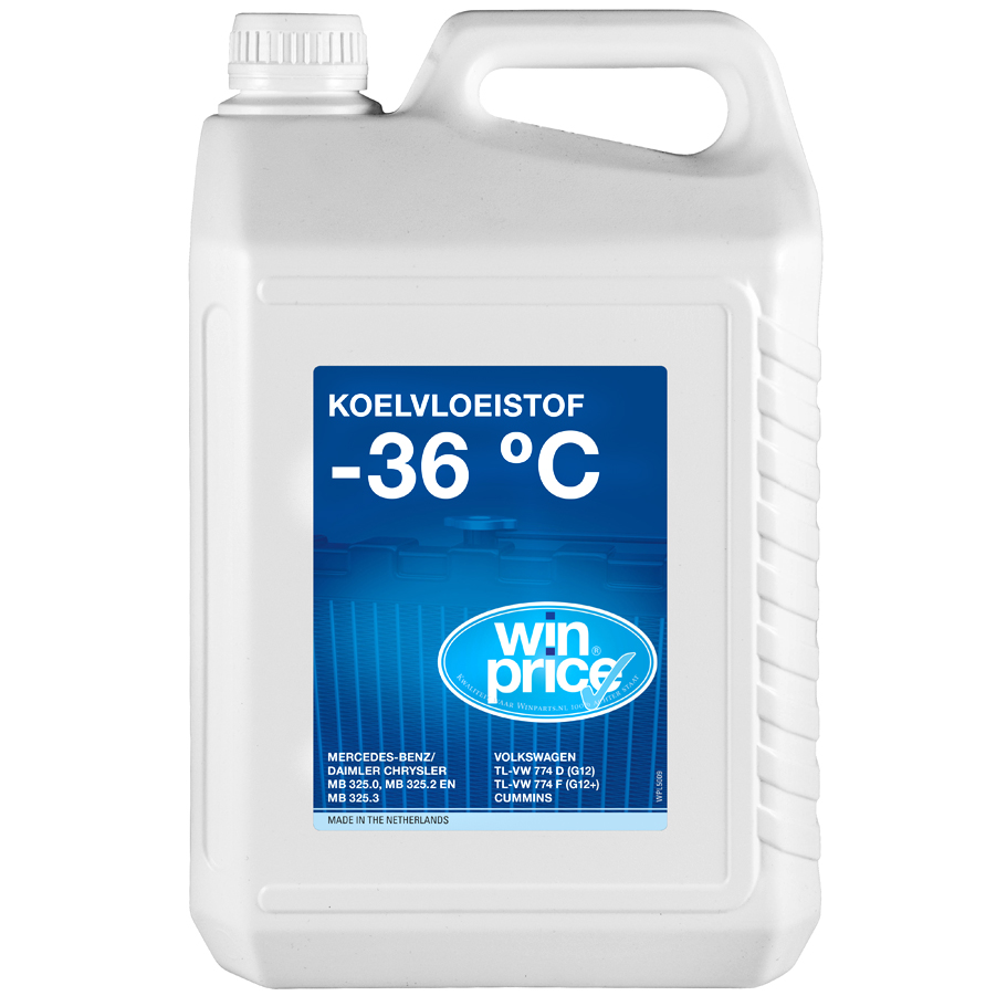 Coolant Winparts GO! Longlife G12 -36°C 5L | Winparts.ie - Engine coolant