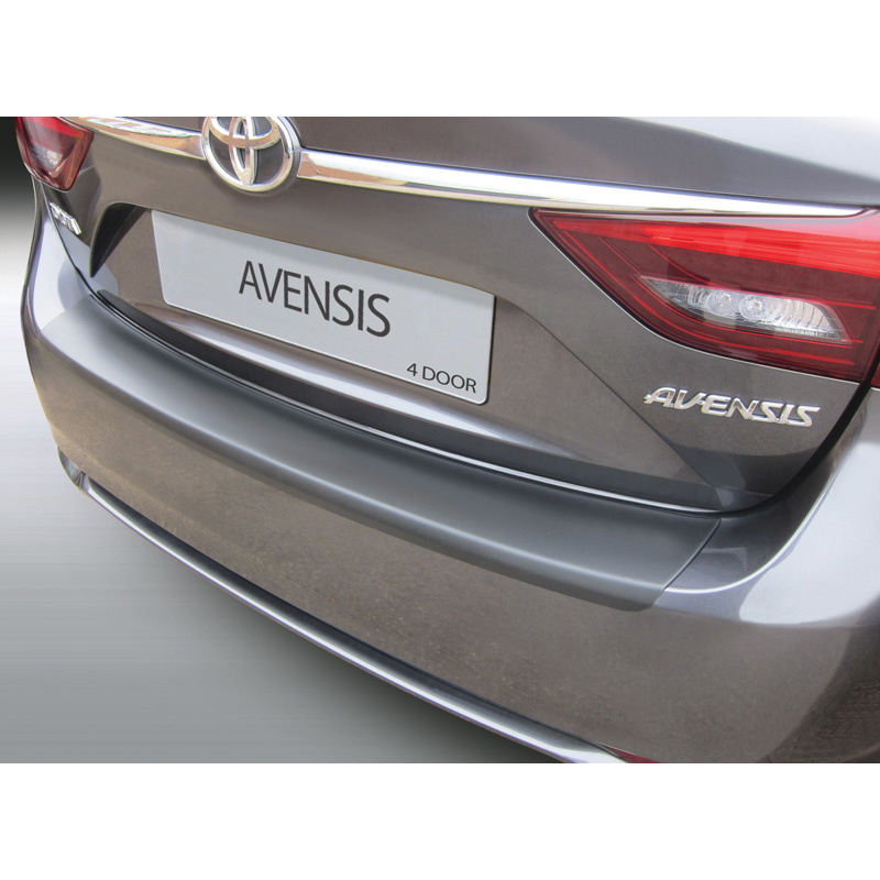ABS Rear bumper protector Toyota Avensis 4-door 6 / 2015- Black ...