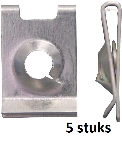 Carosserie - Mount clip 4.8mm galvanized - 5 pieces | Winparts.co.uk ...