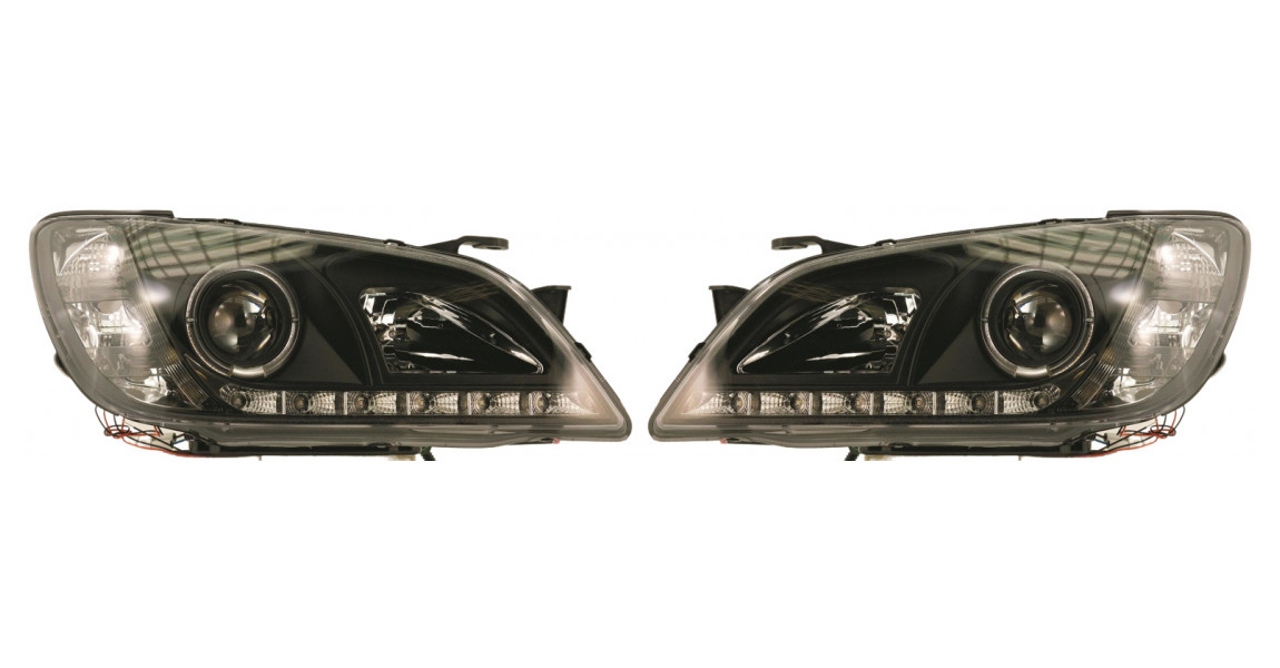 Set headlights DRL-Look suitable for Lexus IS200/IS300 1998-2005 ...