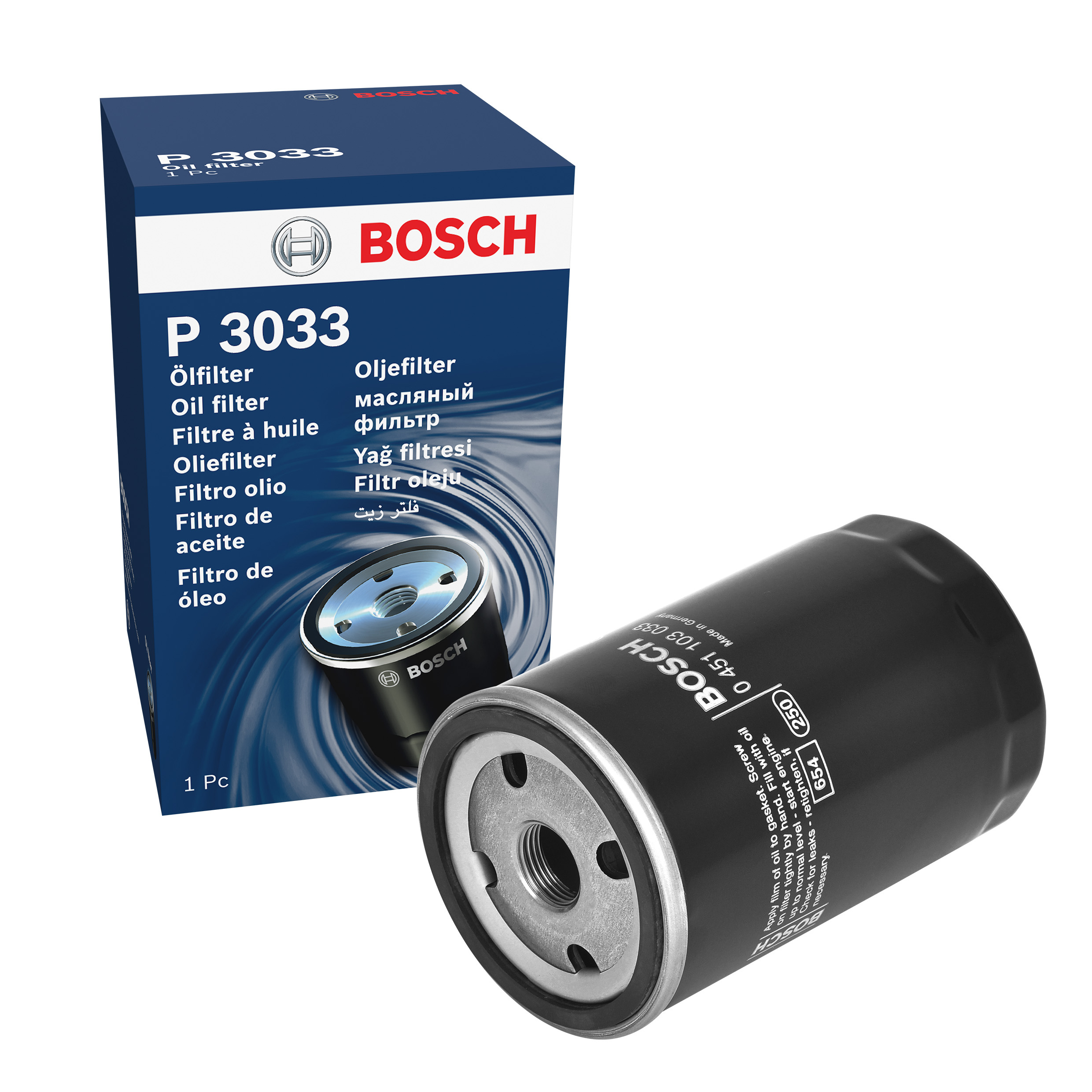 Oil Filter P3033 Bosch | Winparts.co.uk - Oil filters
