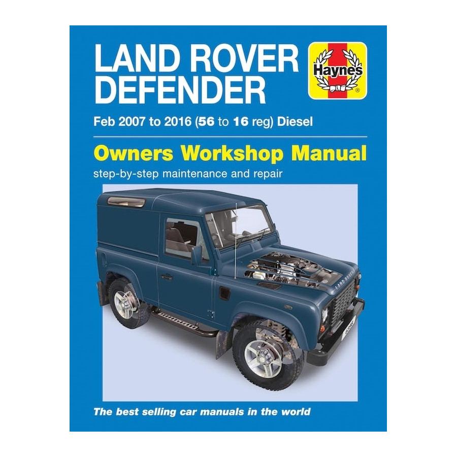 Haynes Workshop Manual Land Rover Defender diesel (feb 2007-2016 ...