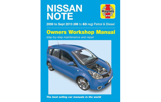 Haynes Workshop manual Nissan Note bensin och diesel (2006-2013 ...