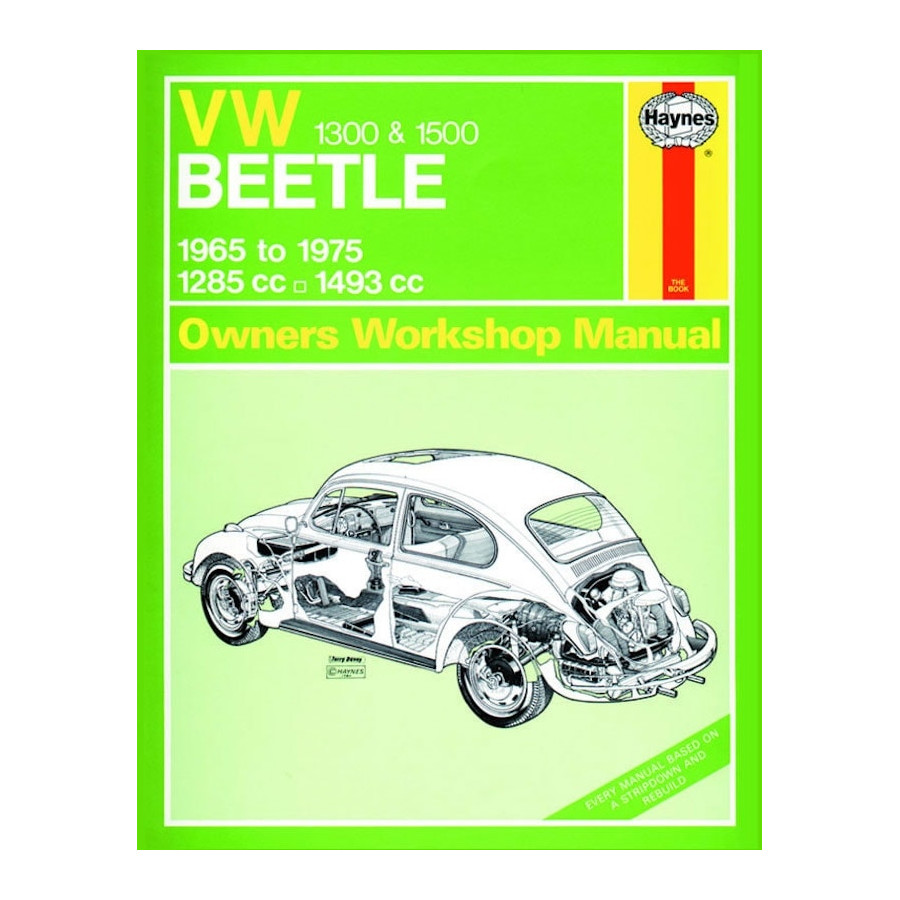 Haynes Workshop manual VW Beetle 1300 och 1500 (1965 - 1975) | Winparts ...