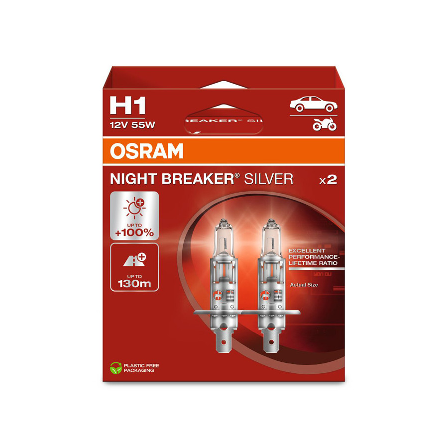 Erstaunlich Osram Night Breaker H1 Fotos