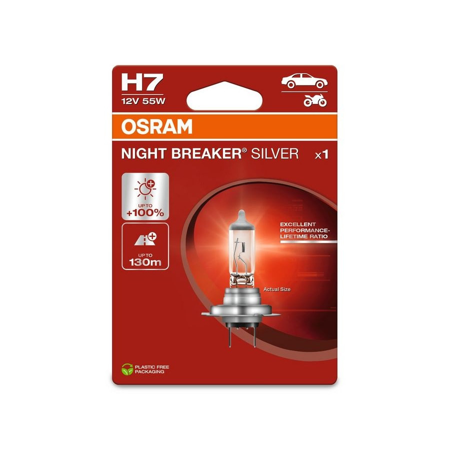 Osram Night Breaker Silver 12V H7 | Winparts.nl - Autolampen