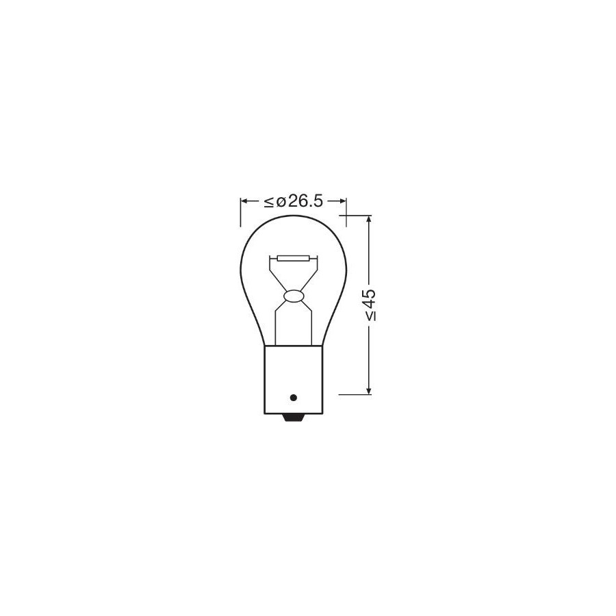 Osram Original 12V PY21W - 2 stuks | Winparts.nl - Autolampen