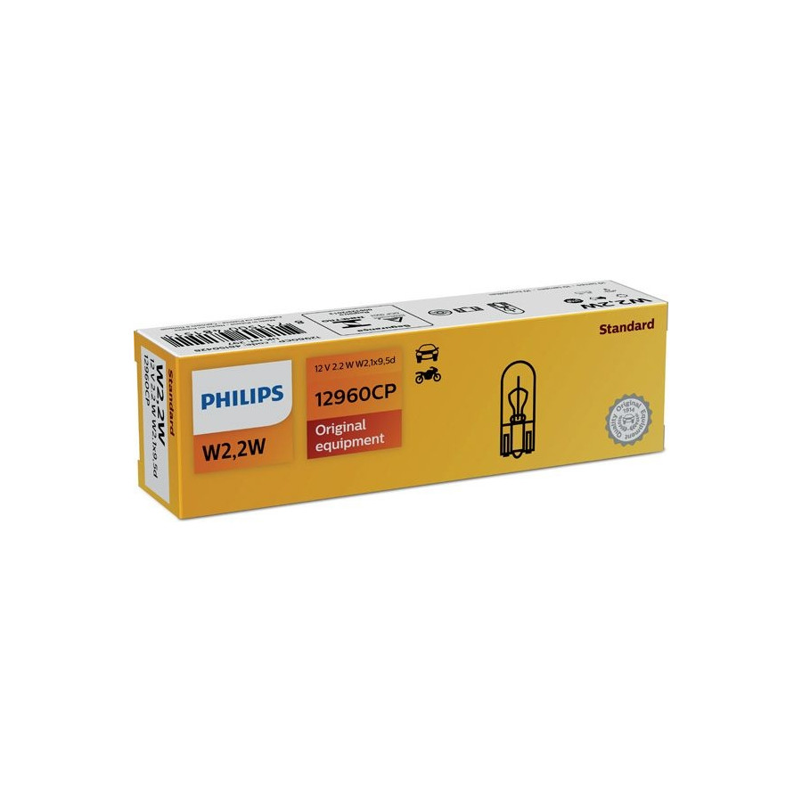Philips Standard W2, 2W | Winparts.nl - Autolampen