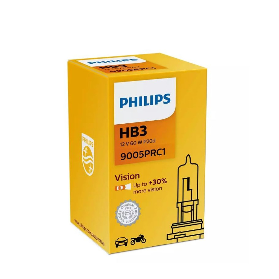 Philips Vision HB3 voor o.a. ALFA ROMEO, ALPINA, AUDI, BMW, CADILLAC ...