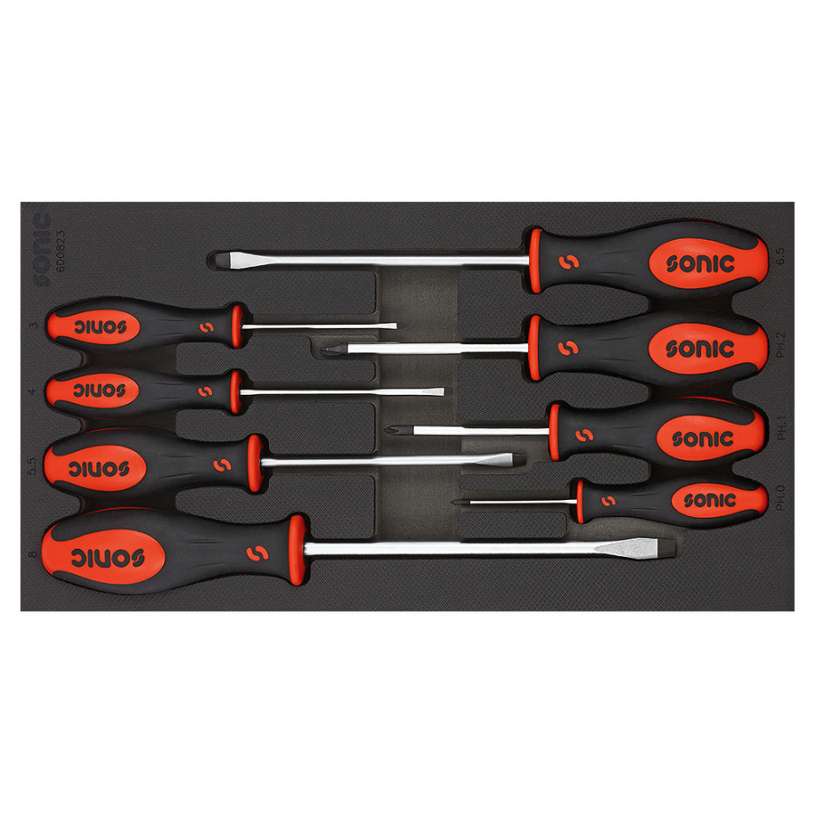 Sonic Schroevendraaierset PH SFS 1/3 8-delig | Winparts.nl - Schroevendraaier sets