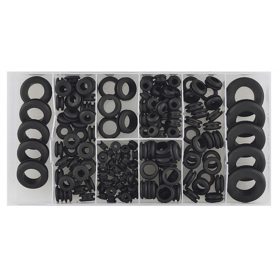 Assortiment rubberen tules 180 stuks | Winparts.nl - Werkplaats toebehoren