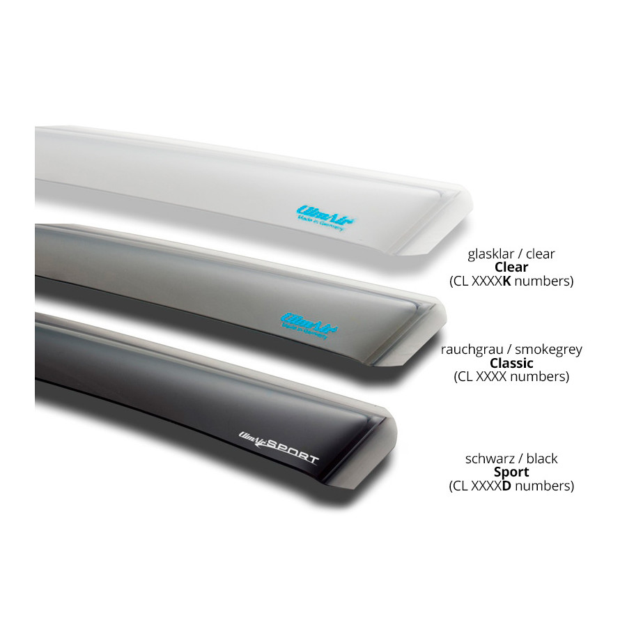 Wind Deflectors Mini Clubman F54 2015- | Winparts.co.uk - Wind deflectors